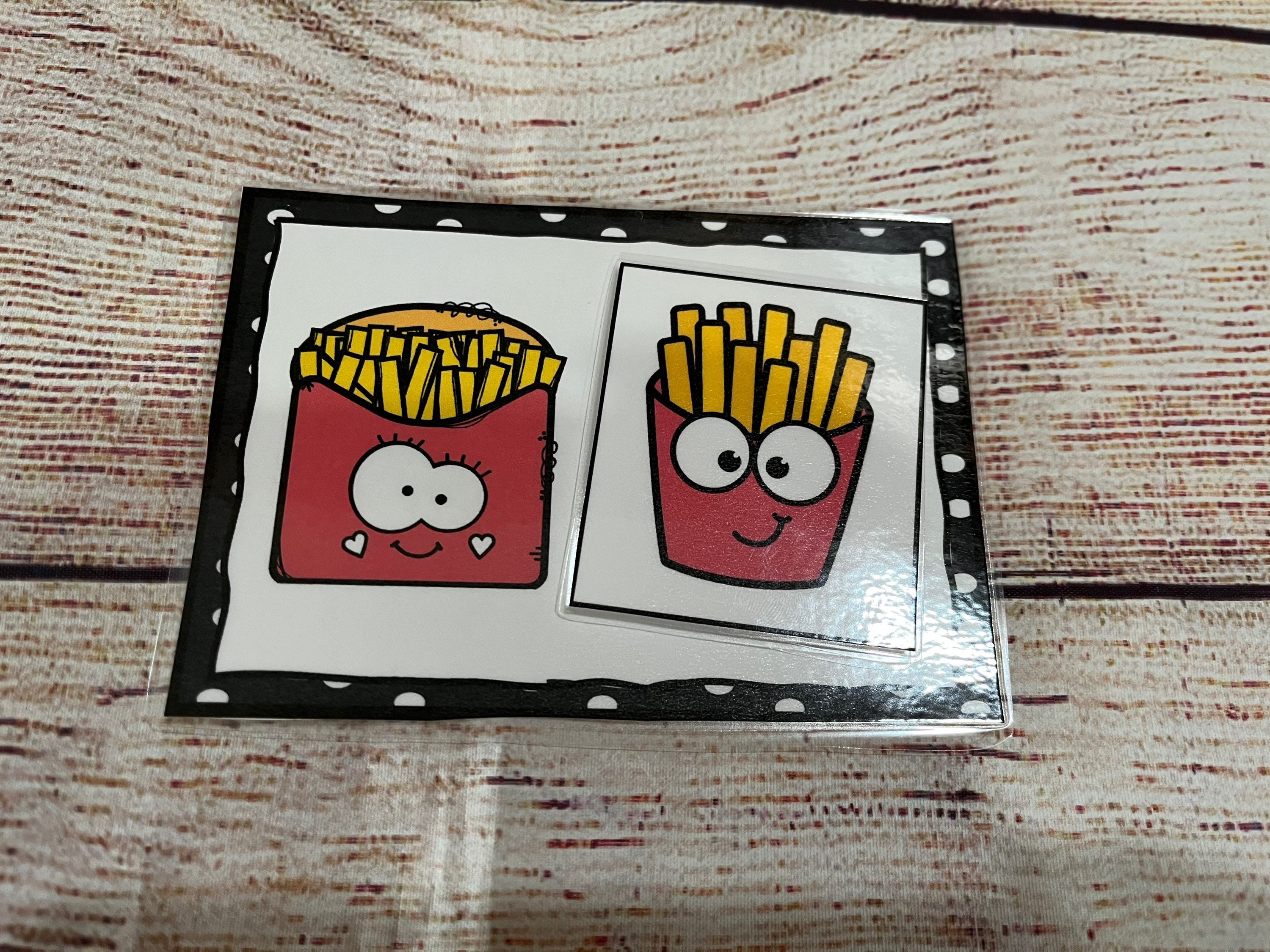 Food Buds Non-identical Picture Matching Visual Discrimination Task Box ...