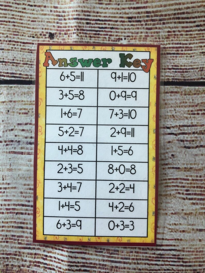 Acorn Addition Math File Folder Game Center Teacher Resource - Etsy