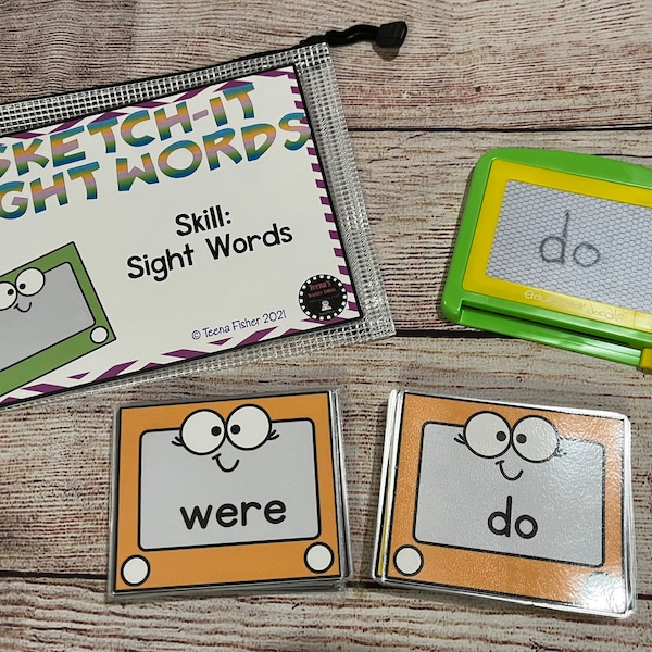 Sight Words Task Box - Etsy