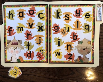 Abc File Folder Game | Etsy