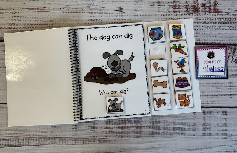 HARD COPY -PETS Adapted Book Interactive Autism Special Education Early ...
