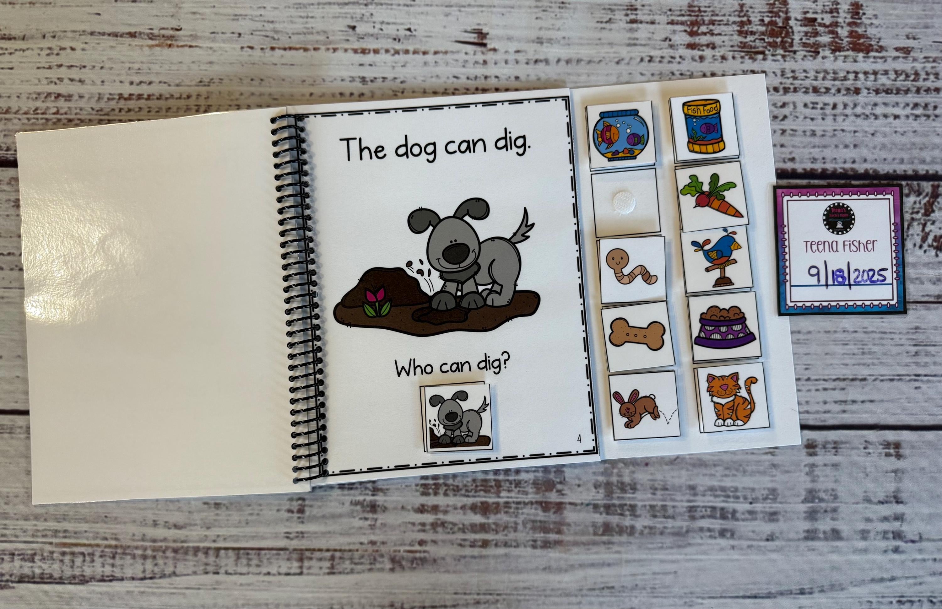 HARD COPY -PETS Adapted Book Interactive Autism Special Education Early ...