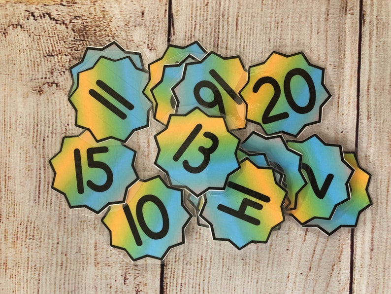 Colorful Number Match Math File Folder Game Center Teacher Resource ...