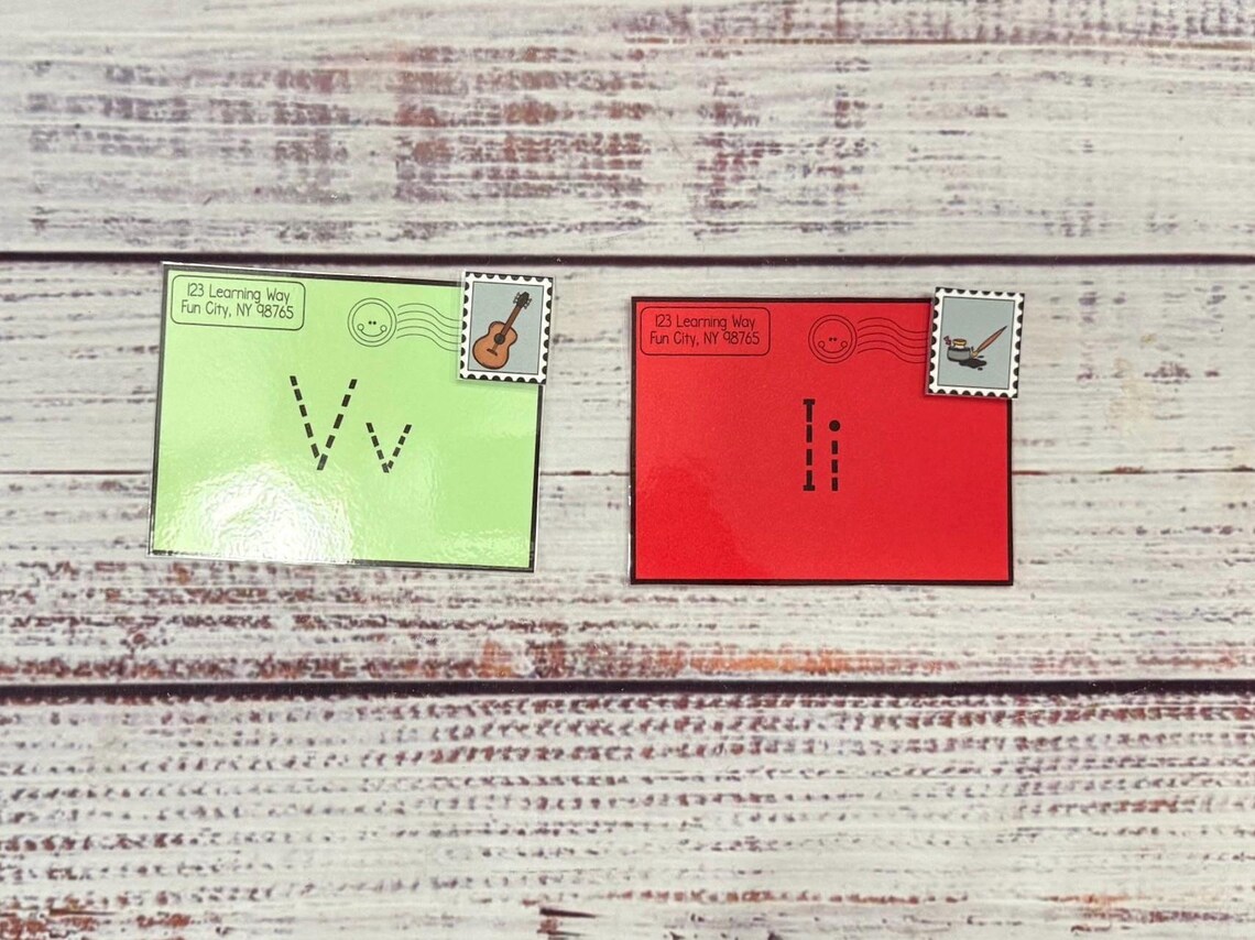 Stamp It! Beginning Sounds Matching File Folder Game Kindergarten ...