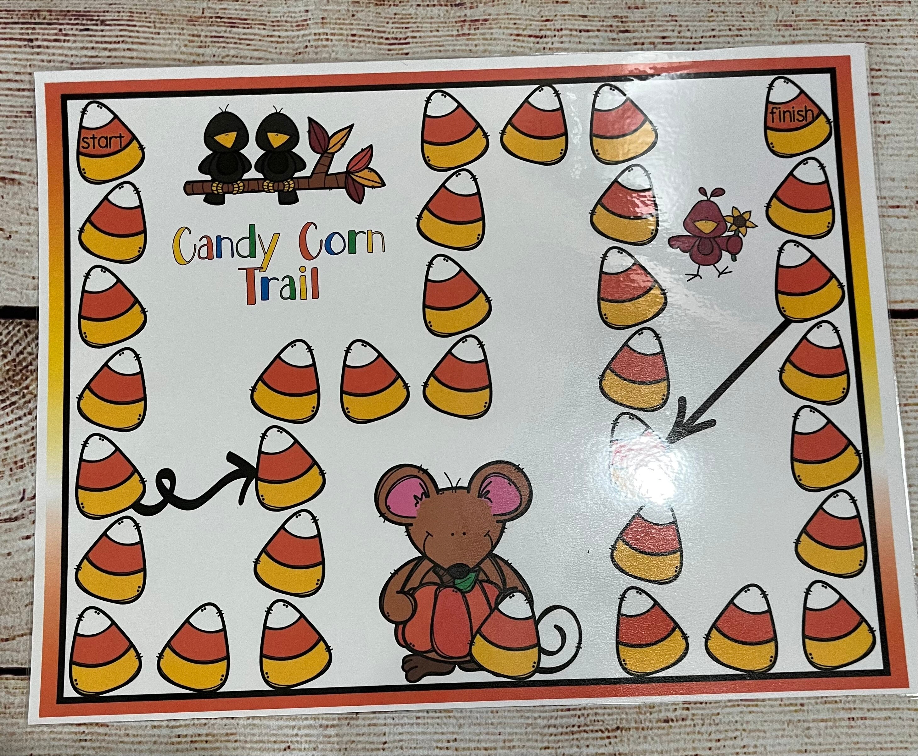 Candy Corn Alphabet Identification File Folder Game Literacy - Etsy