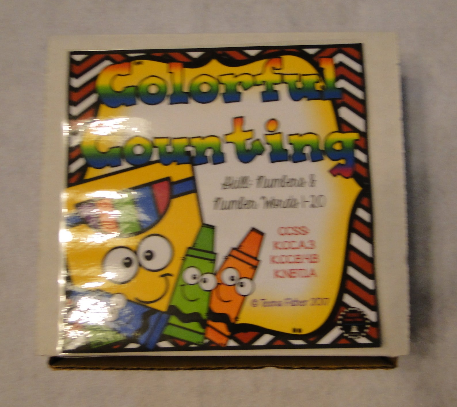 Crayon Counting Numbers 1-20 Preschool Kindergarten Homeschool - Etsy