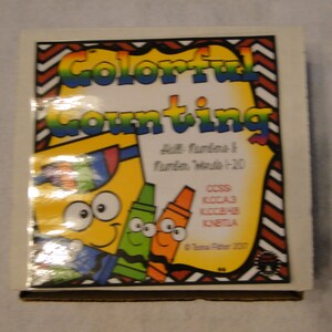 Crayon Counting Numbers 1-20 Preschool Kindergarten Homeschool Reading ...