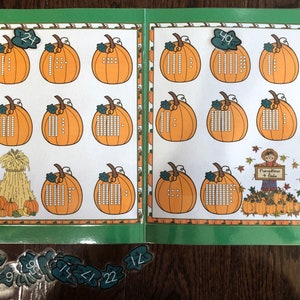 Teacher Made Fall Pumpkin Place Value File Folder Game Math Center ...