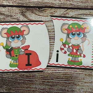Christmas Mouse Alphabet Puzzle Cards Uppercase Lowercase Cards ...