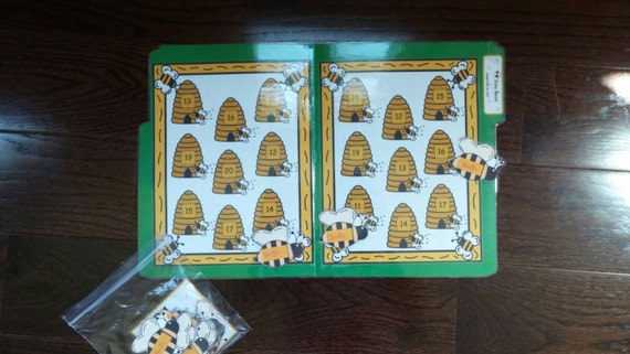File Folder Game BUSY BEES Math Center Teacher Resource Ready | Etsy