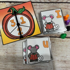Candy Corn Alphabet Identification File Folder Game Literacy Center ...