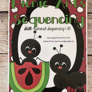 Picnic Ants Sequencing Number Sequencing 1-30 Homeschool Kindergarten ...