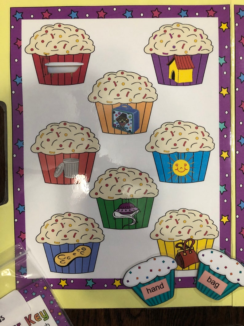 Cupcake Compounds Words First Second Grade Phonics File Folder - Etsy