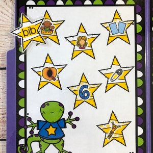 Leapin Lizards CVC Words Short I Phonics File Folder Game Literacy ...