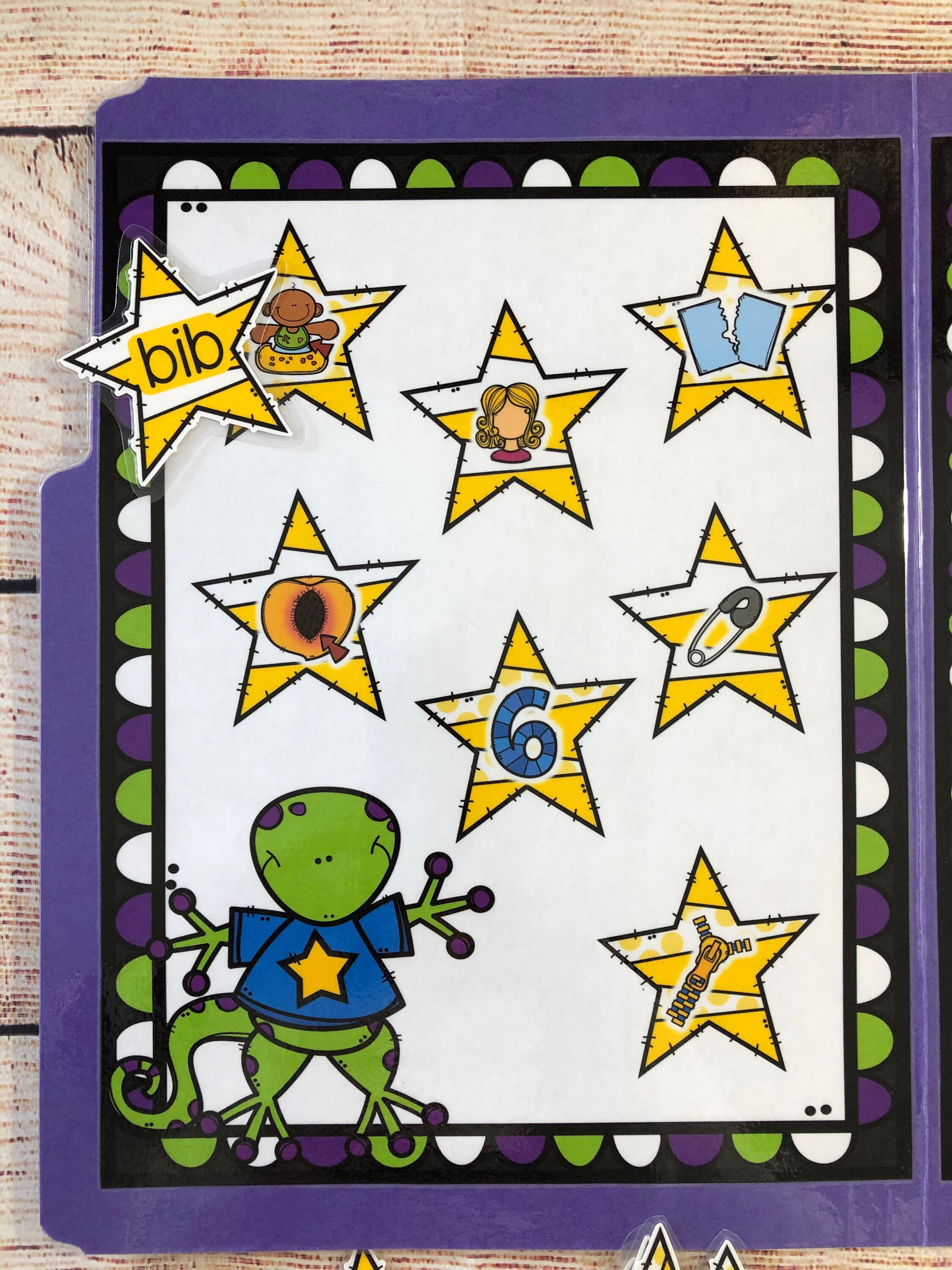 Leapin Lizards CVC Words Short I Phonics File Folder Game - Etsy