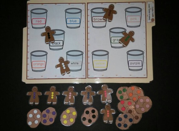 Color Matching Game Sorting Colors Color Activity Cookie - Etsy