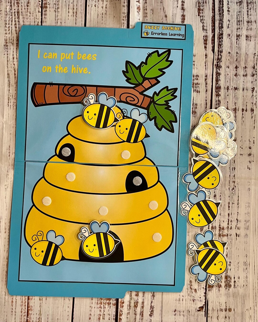 Buzzy Beehive Errorless File Folder Game: Pre-k Special Education - Etsy