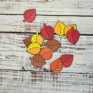 Falling Leaves Errorless Learning File Folder Game Pre-k Visual ...