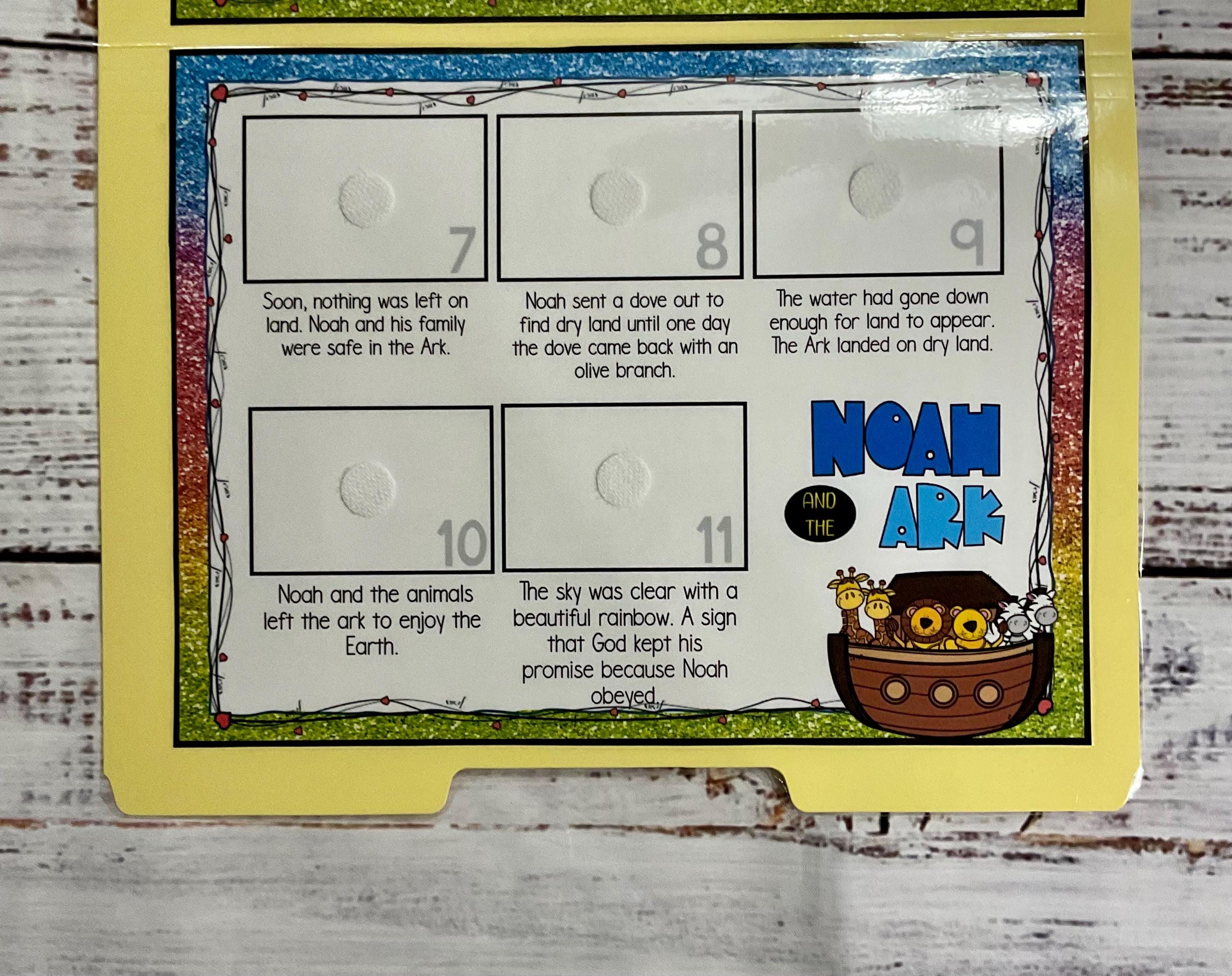 PDF VERSION Noah's Ark Sequencing File Folder Game Center Teacher ...