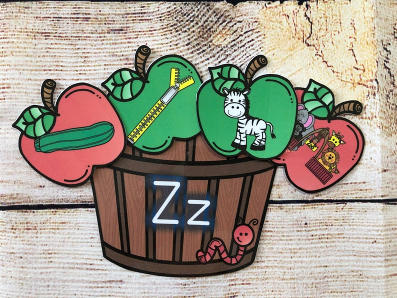 Preschool Kindergarten Basket of Beginning Sounds, Busy Bag, Quiet Time ...