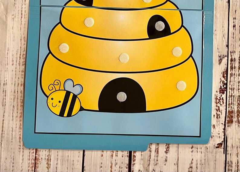 Buzzy Beehive Errorless File Folder Game: Pre-k Special Education - Etsy