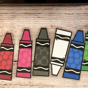 PDF VERSION Crayon Color Match Math File Folder Game Center Teacher ...