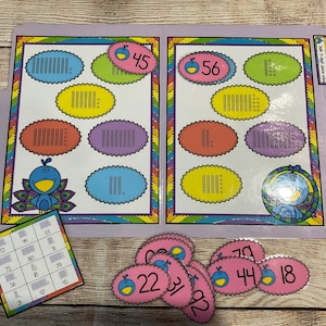 Peacock Place Value Teacher Made 2-digit Numbers Base 10 Math File ...