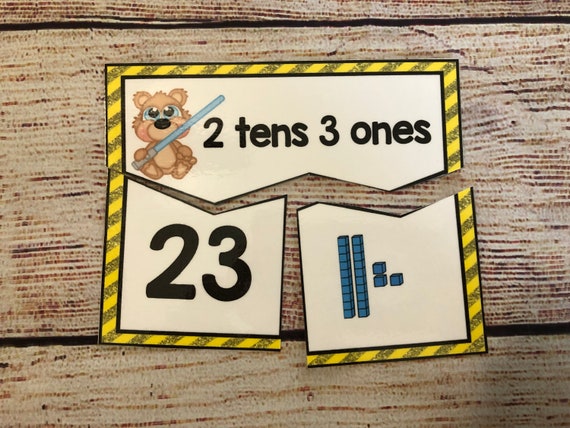 Hoja De Trabajo De Rompecabezas De Valor Posicional Valor Posicional