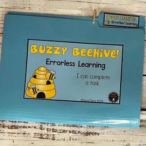 Buzzy Beehive Errorless File Folder Game: Pre-k Special Education - Etsy