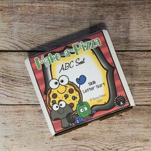 Make a Pizza Alphabet Match Preschool Kindergarten Homeschool Reading ...