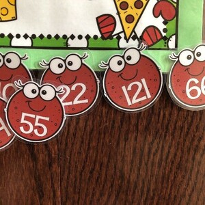 Toppings Times Math File Folder Game Center Teacher Resource ...