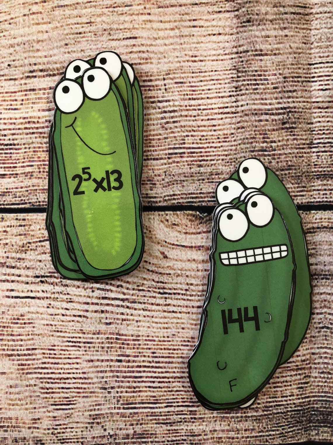 Wacky Pickle Primes Prime Factorization With Exponents Math - Etsy