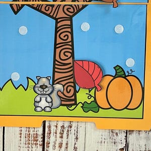 Falling Leaves Errorless Learning File Folder Game Pre-k Visual ...