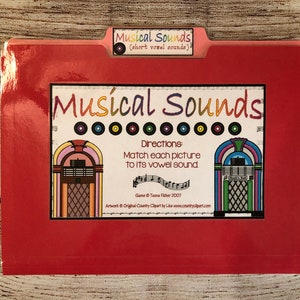Musical Sounds Mixed Short Medial Vowels Phonics Phonemic Awareness ...
