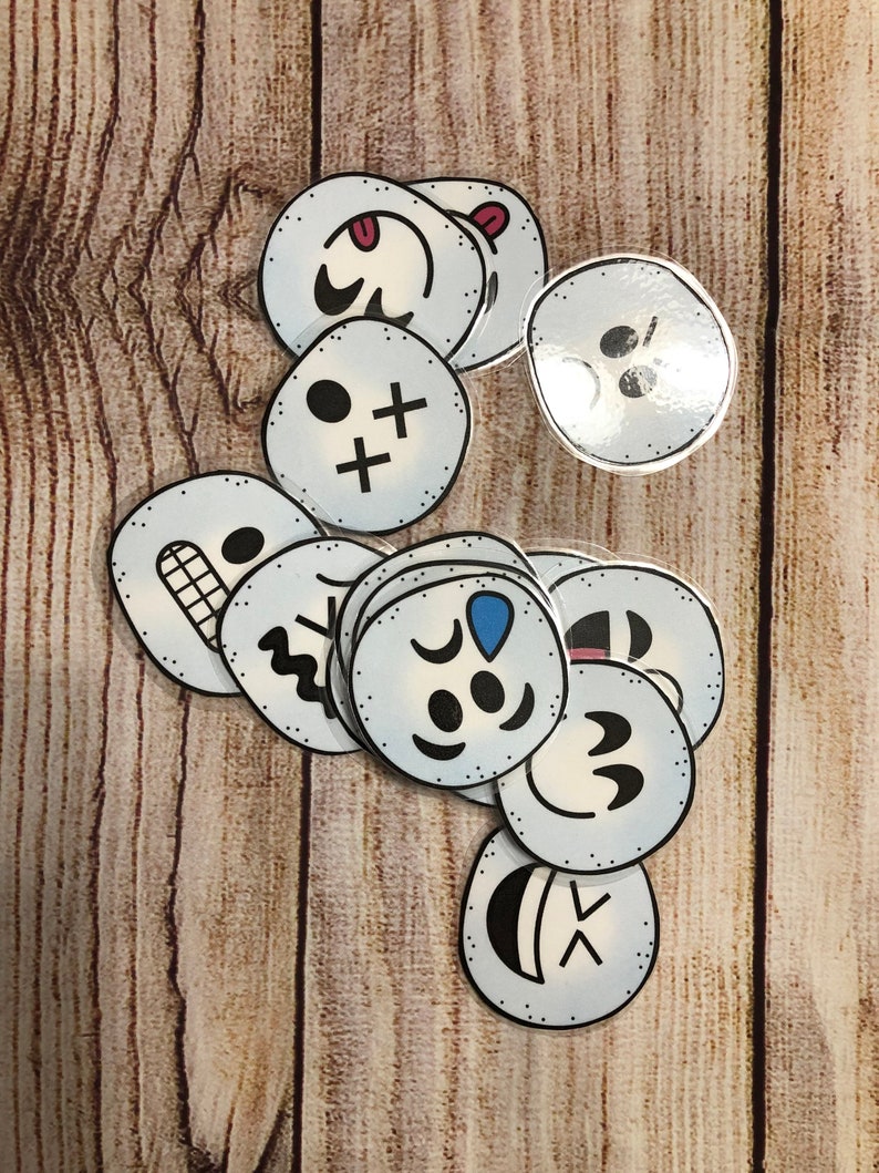 PDF VERSION Snowball Emoji Pattern Matching File Folder Game ...