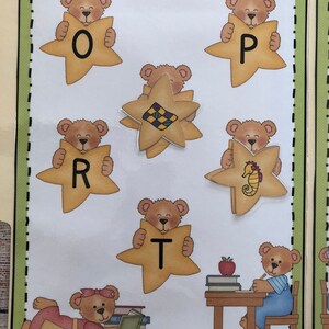 Literacy Center Bear Beginning Sounds File Folder Game Teacher Resource ...