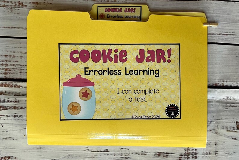 Cookie Jar File Folder Game: Visual Discrimination Learning - Etsy