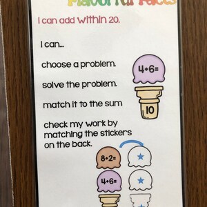 Teacher Made Addition 10-20 Math Center Laminated Classroom Educational ...