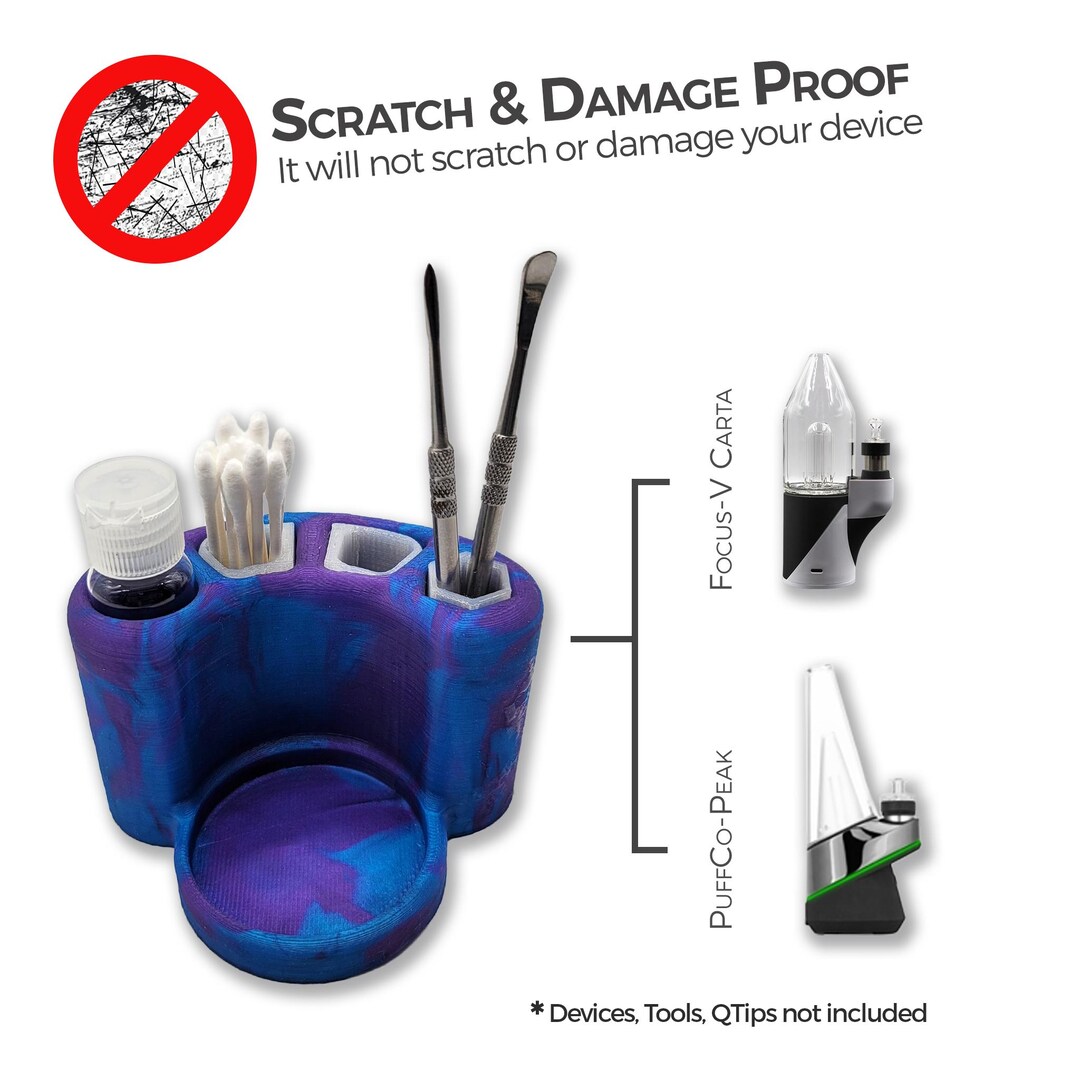 Puffco Peak Station: Scratch-proof 3D Printed Silicone Holder - Etsy