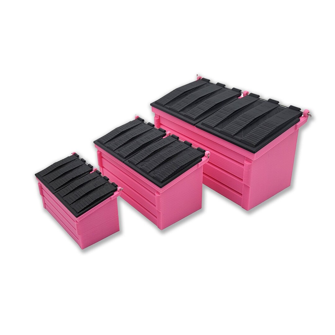 DUMPSTERS - Mini Dumpsters in Dumpster Set (3D PRINTED) - Etsy