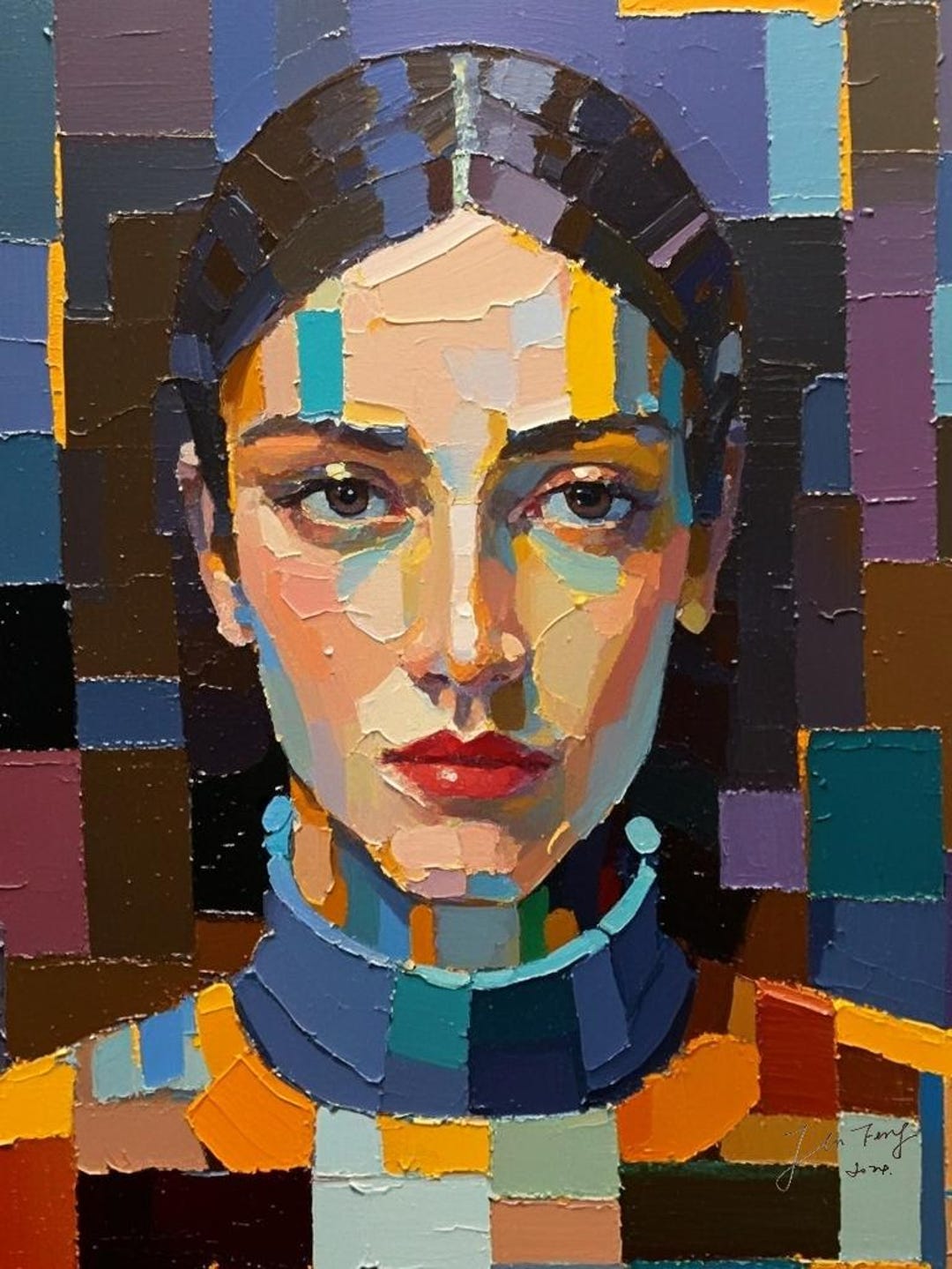 Custom Oil Painting Portrait From Photo, Hand Painted With Oil on ...