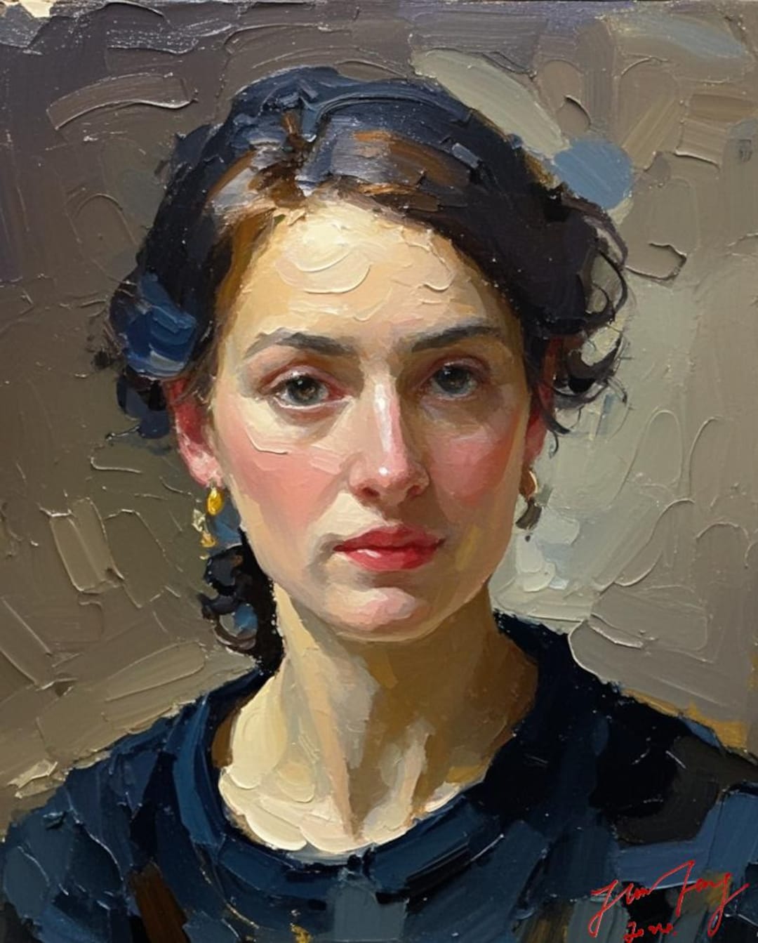 Custom Portrait Oil Painting on Canvas: Hand-painted From Photo - Etsy