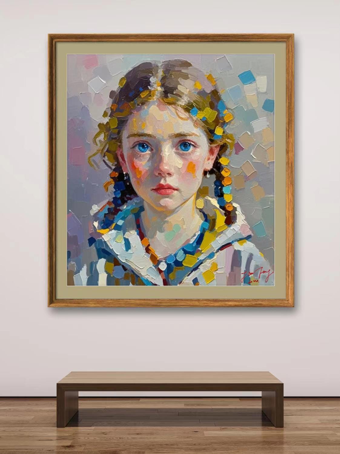 Custom Oil Painting From Photo, Hand Painted Original Portrait Painting ...