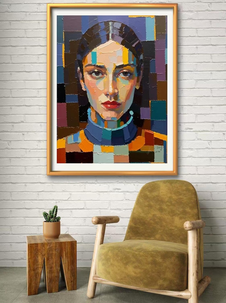 Custom Oil Painting Portrait From Photo, Hand Painted With Oil on ...