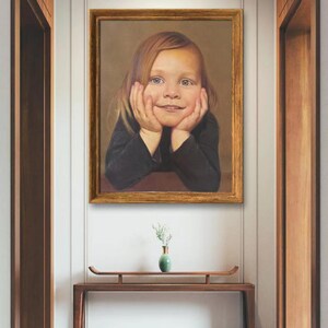 Custom Portrait Painting From Photo, Hand Painted Oil Painting on ...