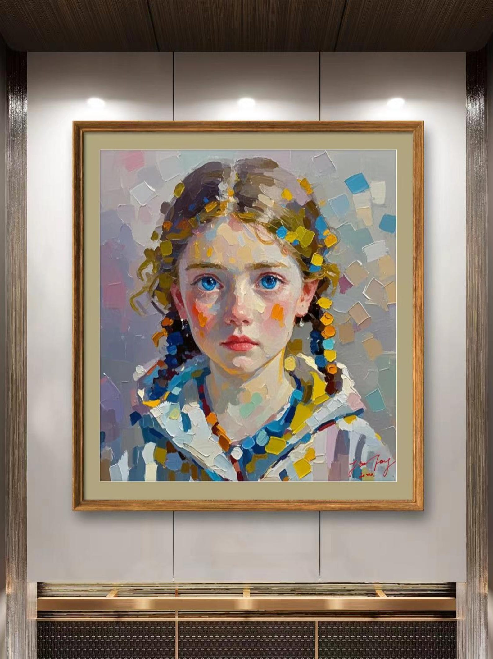 Custom Oil Painting From Photo, Hand Painted Original Portrait Painting ...
