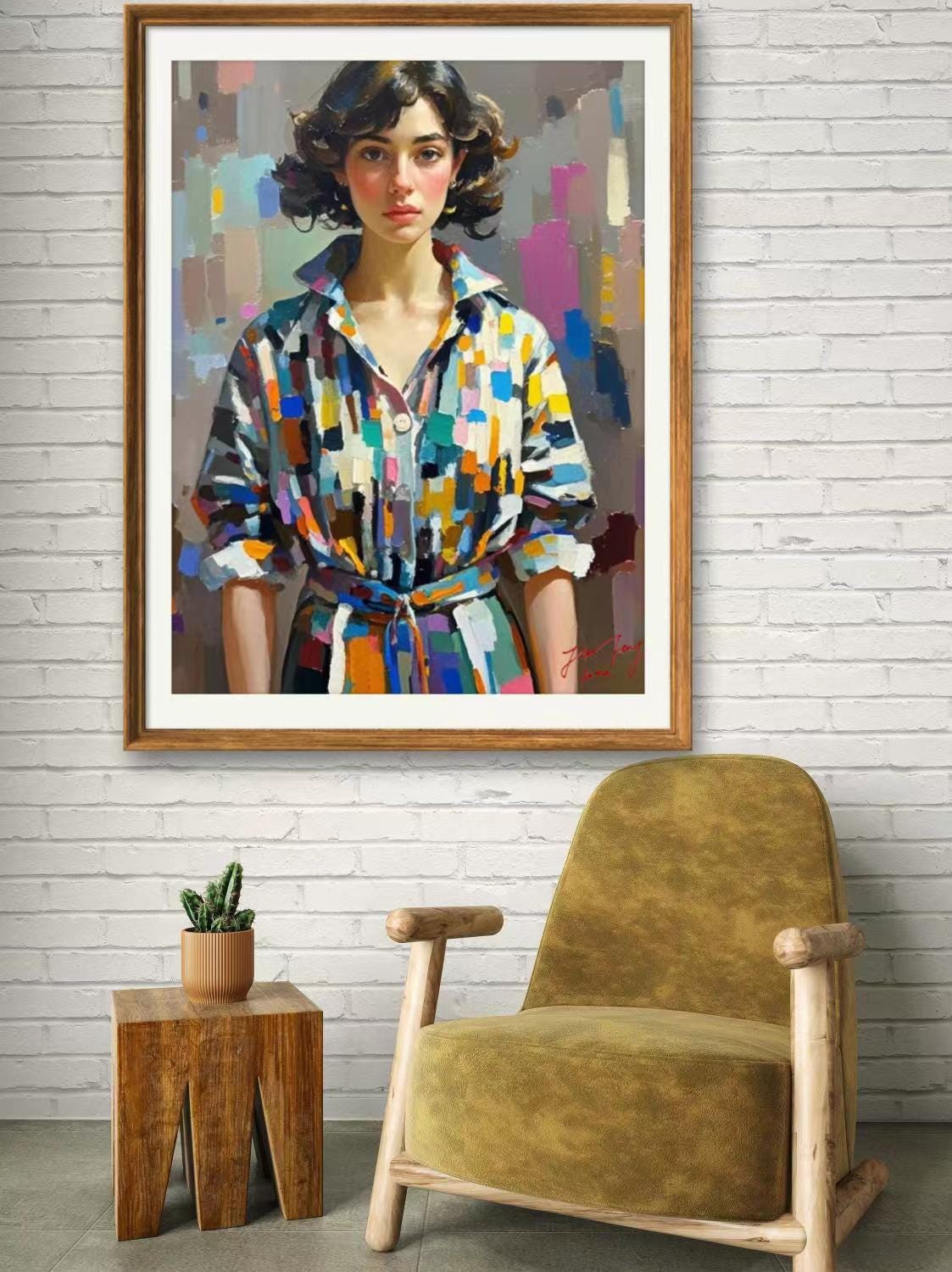 Portrait From Photo, Customized Oil Painting Hand Painted With Oil on ...