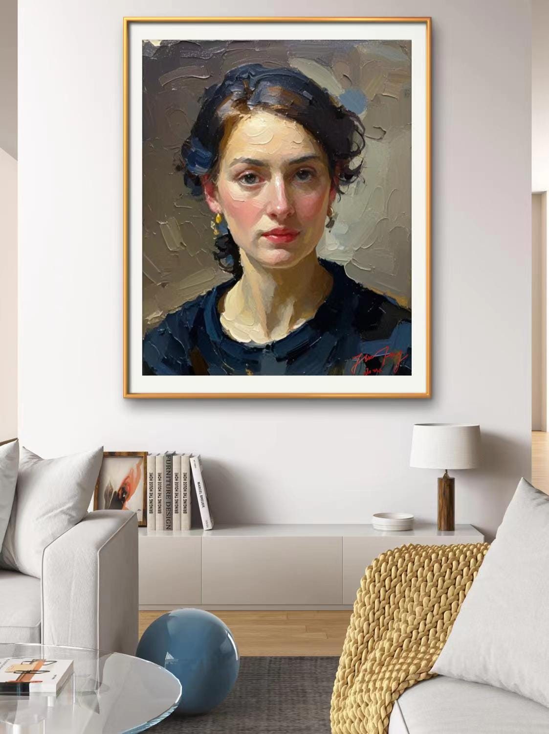 Custom Portrait Oil Painting on Canvas: Hand-painted From Photo - Etsy