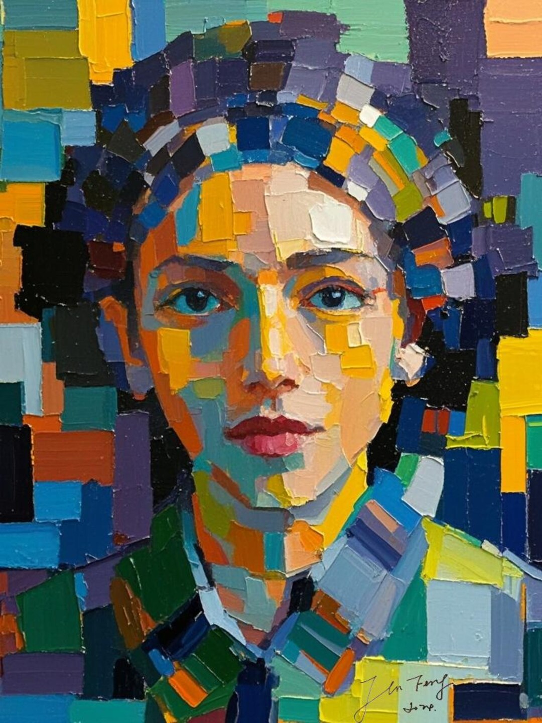 Customized Portrait Oil Painting From Photo, Hand Painted Painting on ...
