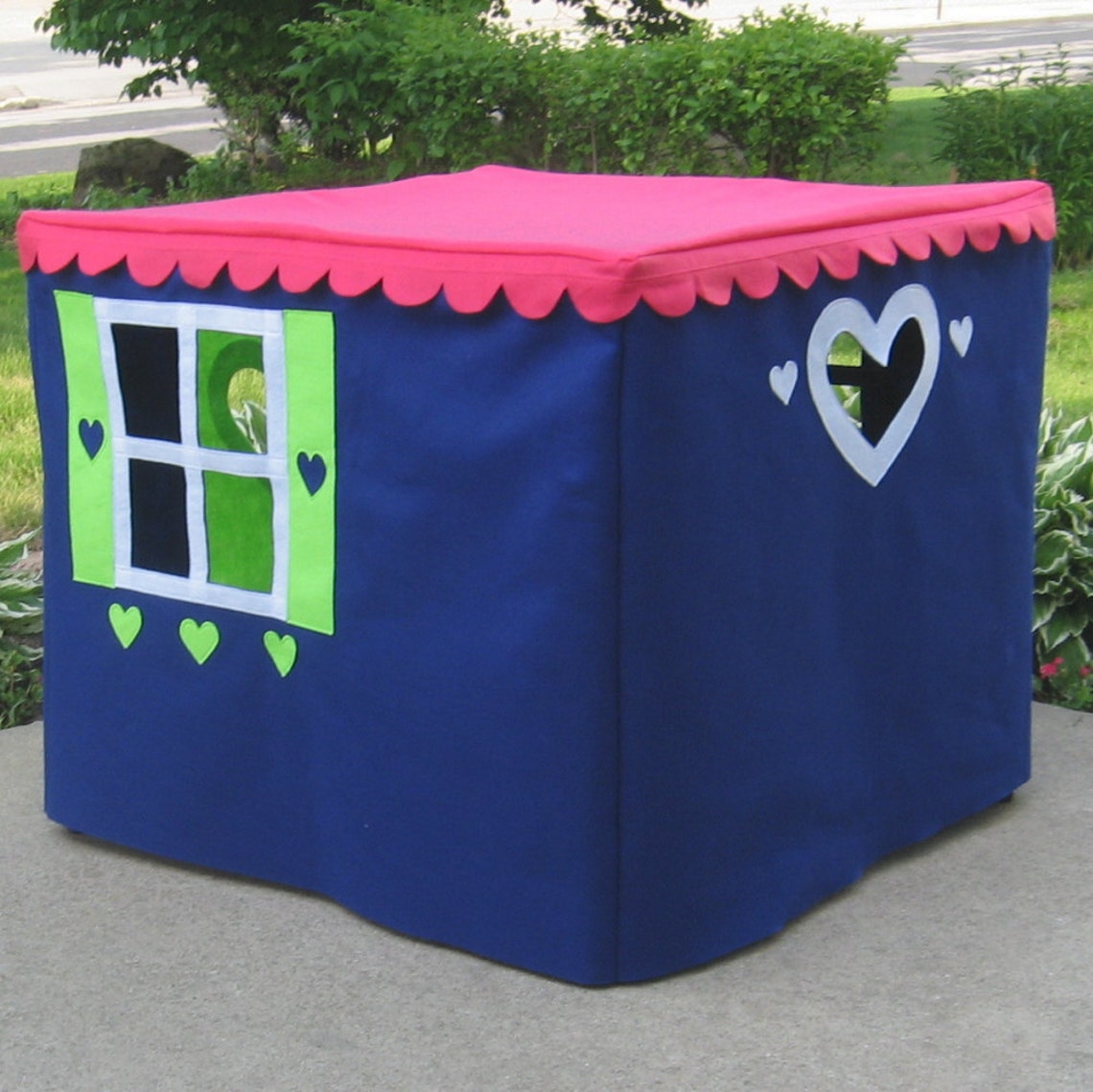 Card Table Playhouse Custom Order Bright and Blue Basic - Etsy